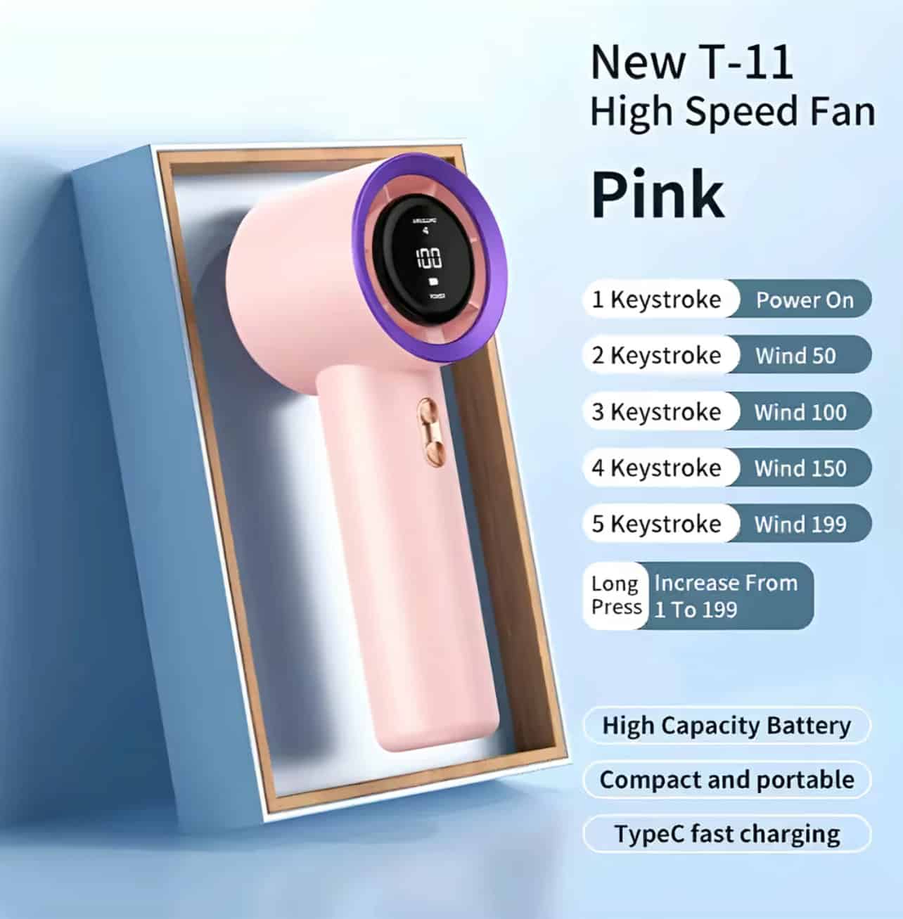 Portable Hand Fan - Dcrownhub
